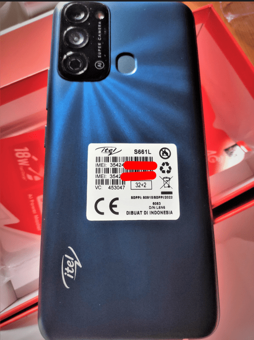 Itel vision 3, Smartphone Murah Dengan Batere Besar